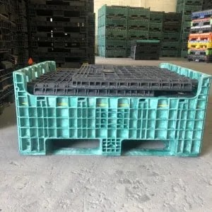 40x48x50 Used Collapsible Plastic Container - Green Processing Co.