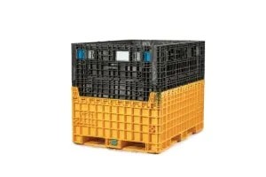 48x62x50 Used Collapsible Plastic Container - Green Processing Co.