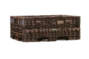 48 Inch Used Collapsible Plastic Container - 48x62x25 Inches